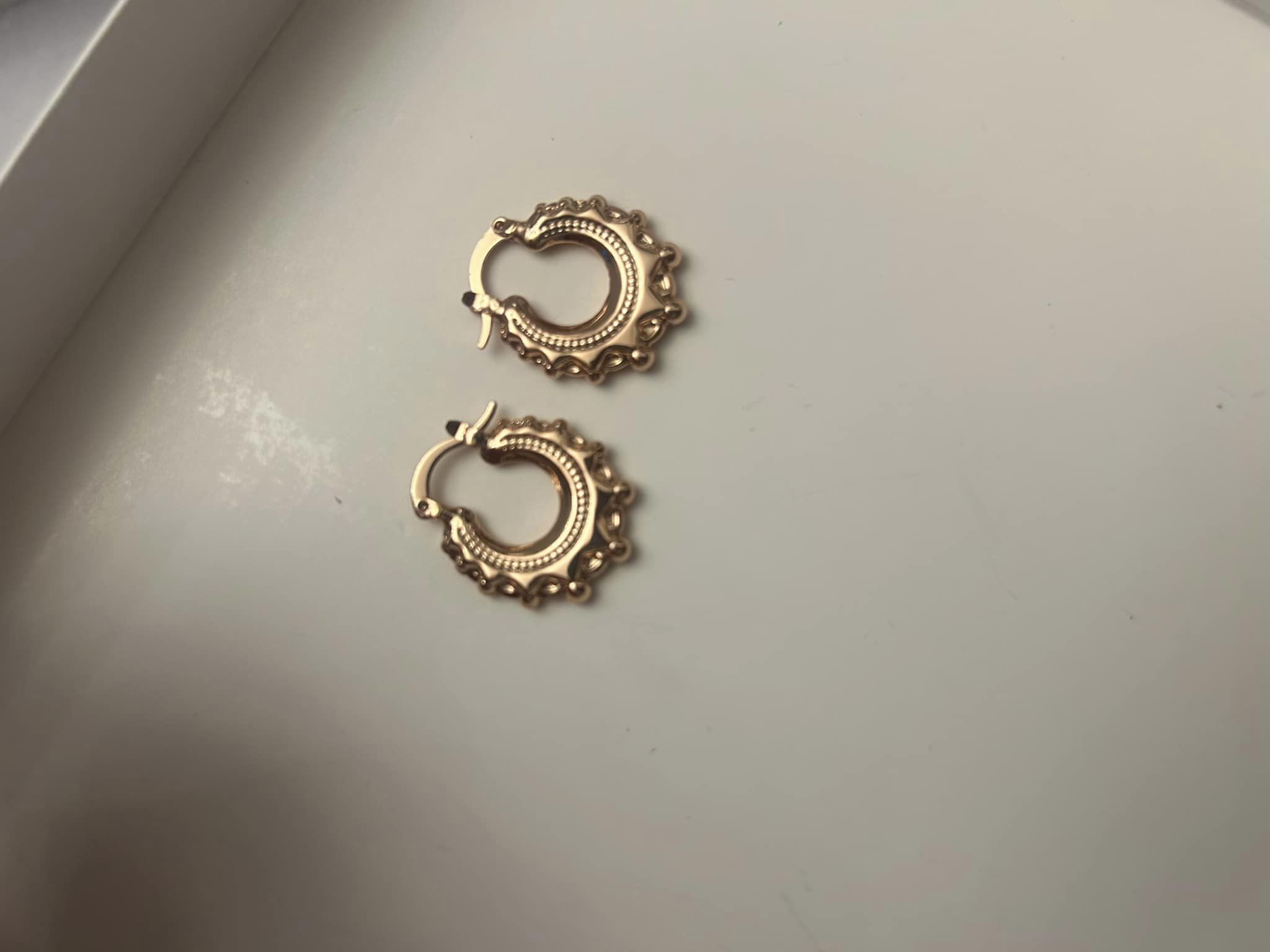 Rose Gold Baby 2cm Round Creole Earrings – Jewellery Queen